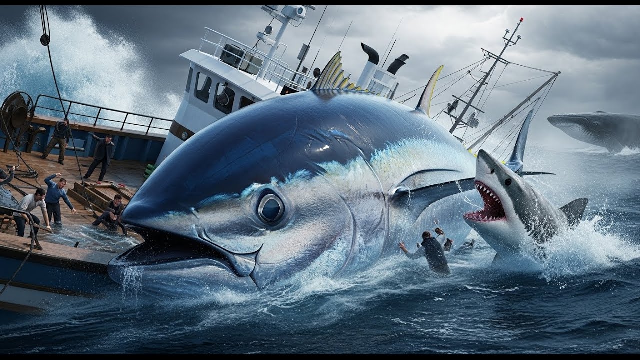 The 1400KG Monster Bluefin Tuna That Nearly Sank Our Ship – A Deadly ...