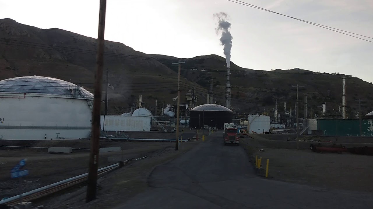 Oil refinery in North Salt Lake , Utah. - YouTube