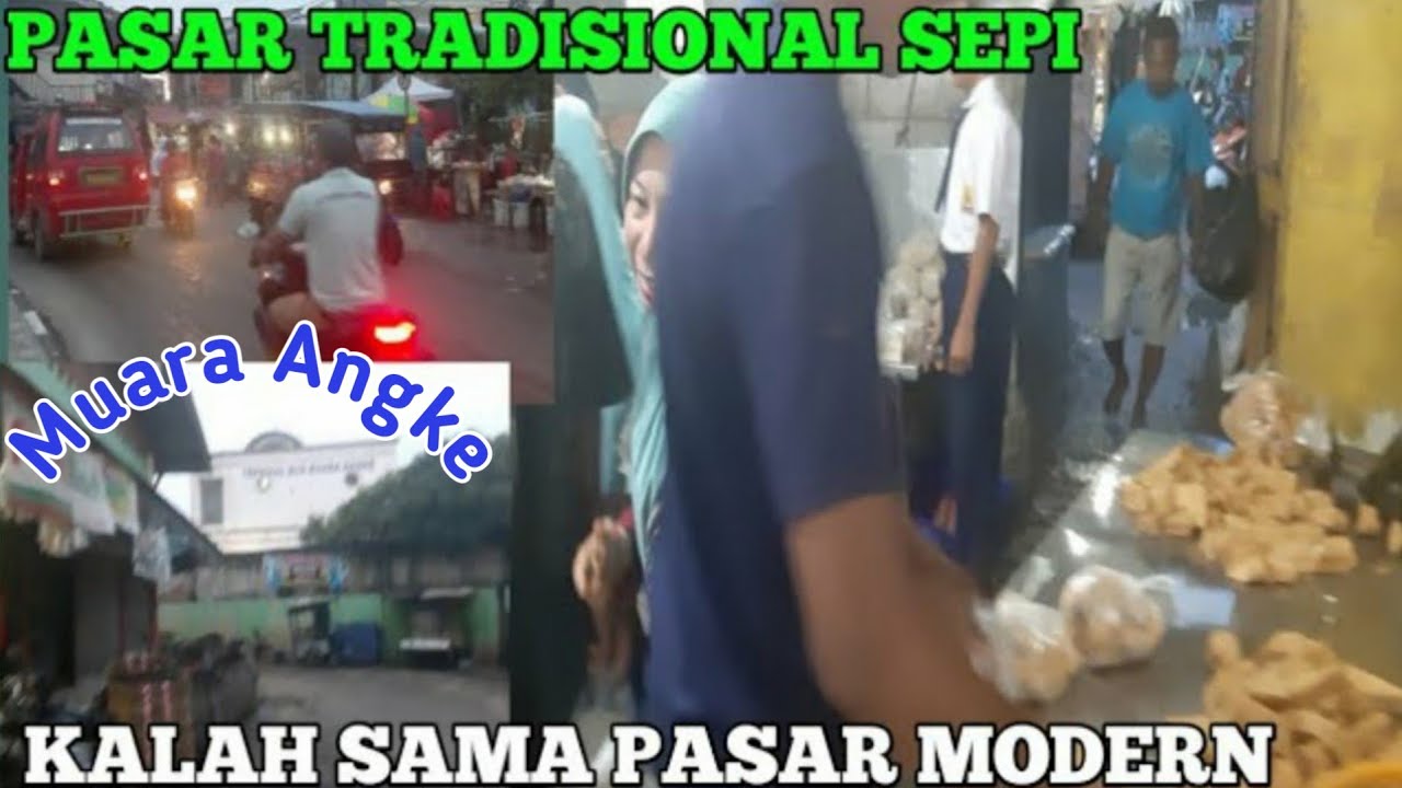 Pasar Tradisional Sepi Kalah Sama Pasar Modern-Muara Angke - YouTube