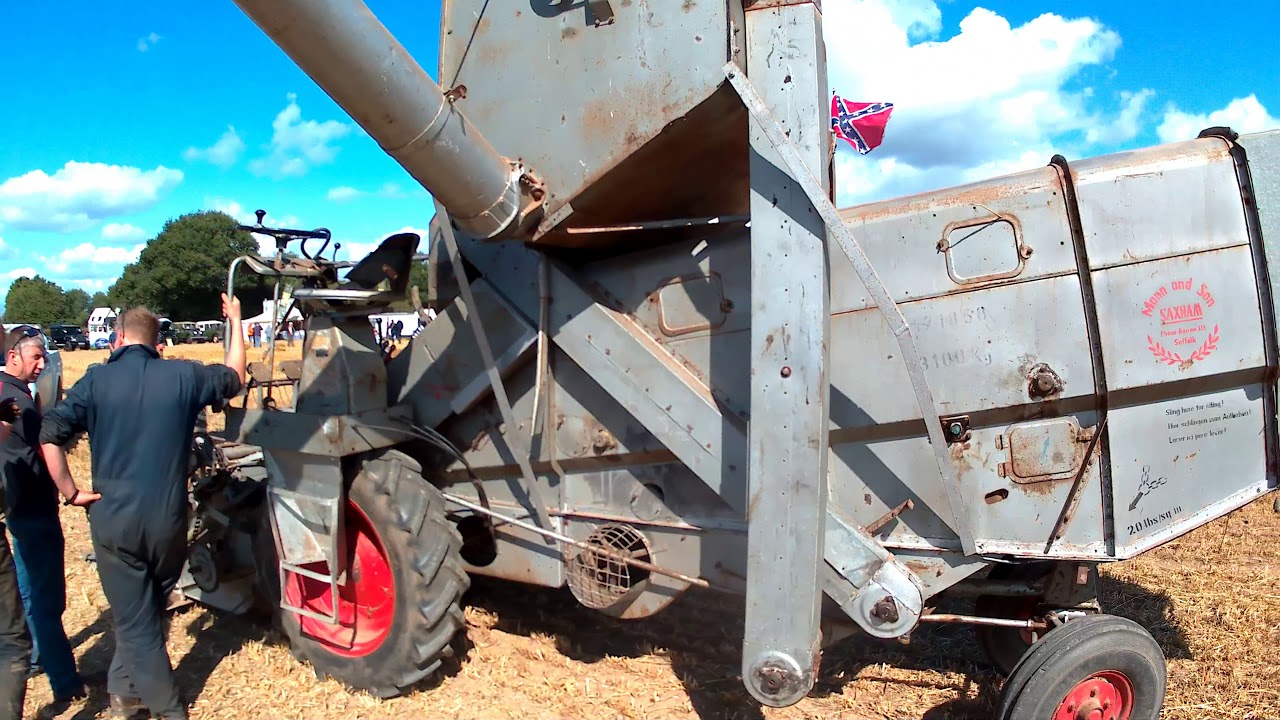 1958 Claas Europa 4.4 Litre 4-Cyl Diesel Combine Harvester (42 HP ...