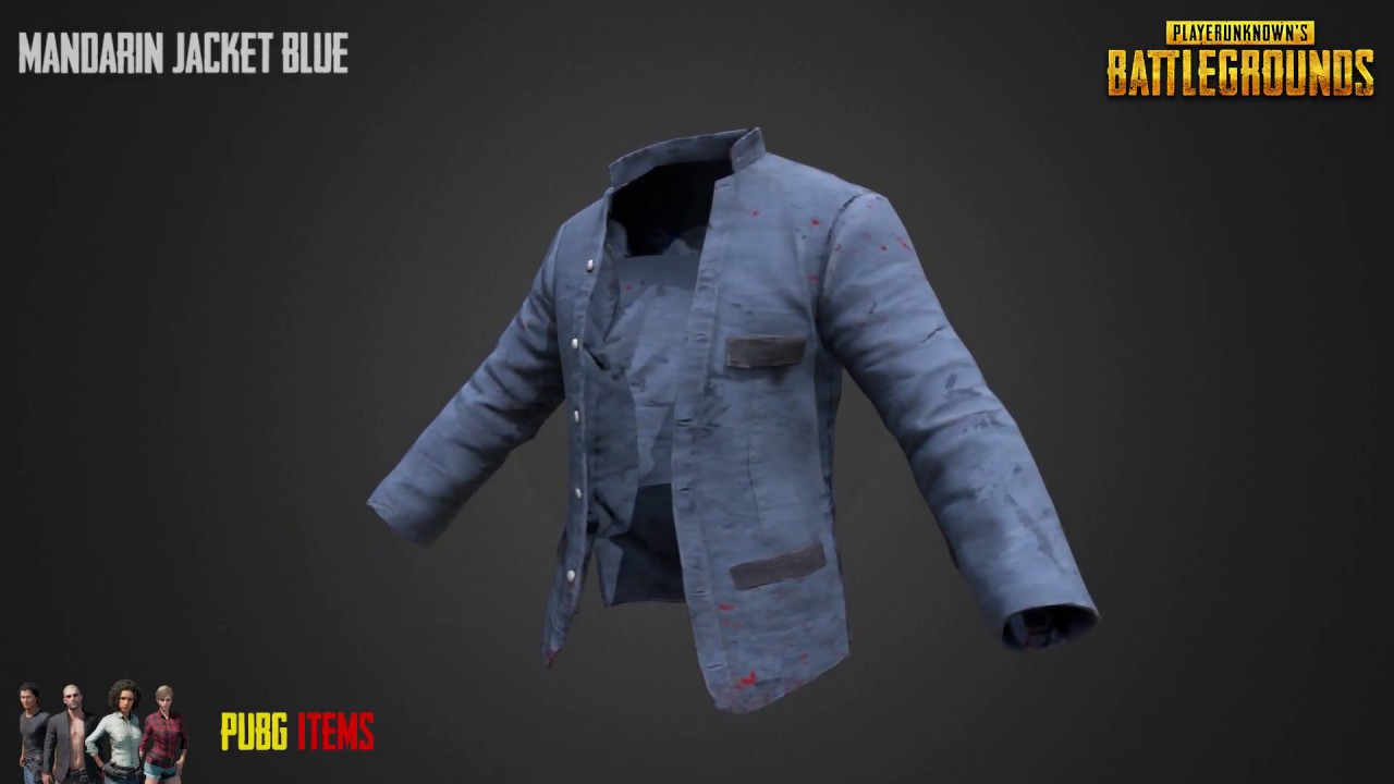 Mandarin Jacket (Blue) | PUBG Item Showcase - YouTube