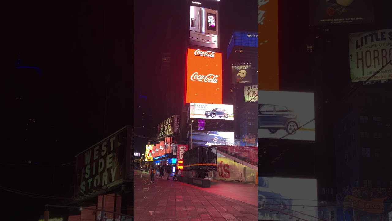 New York Times Square, Coca-Cola - YouTube