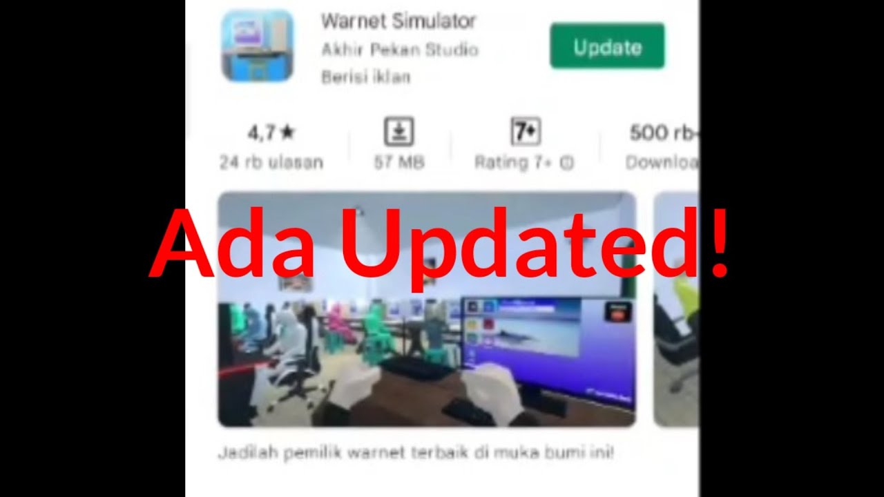 Cara Update game Warnet Simulator Di Android!#newupdate # ...