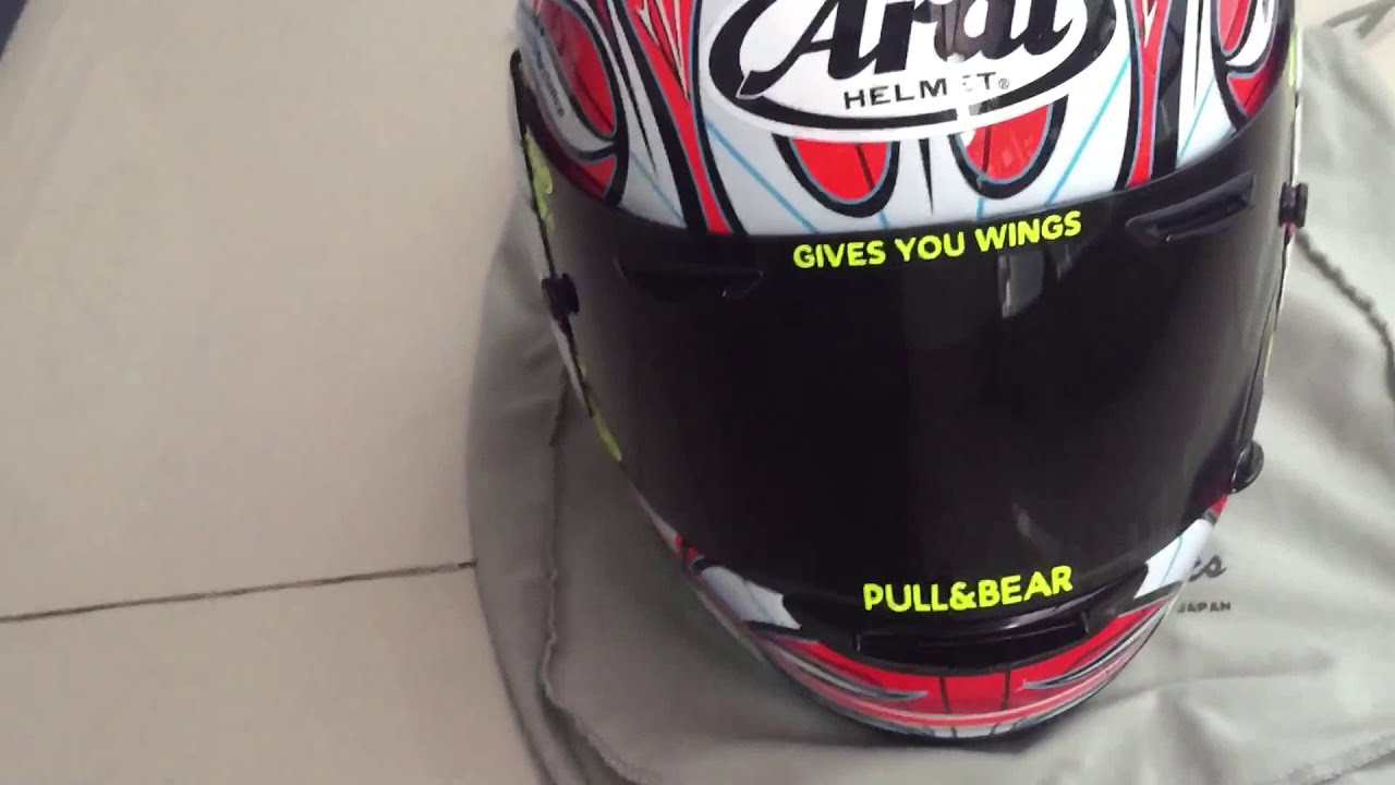Unboxing Arai RX7-RR5 Haga WSBK"rainbow" - YouTube