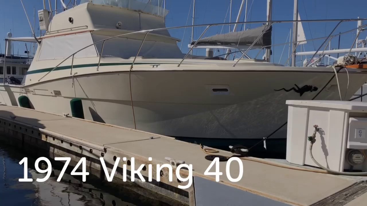 1974 Viking 40 Walk Through | California Yacht Sales - YouTube
