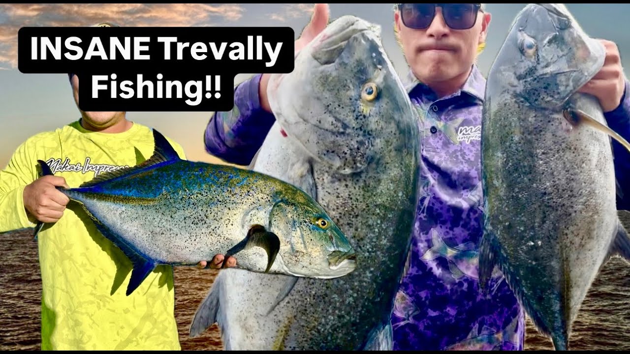 The most INSANE day of TREVALLY fishing! | HAWAII CATCH, COOK, CREATE ...