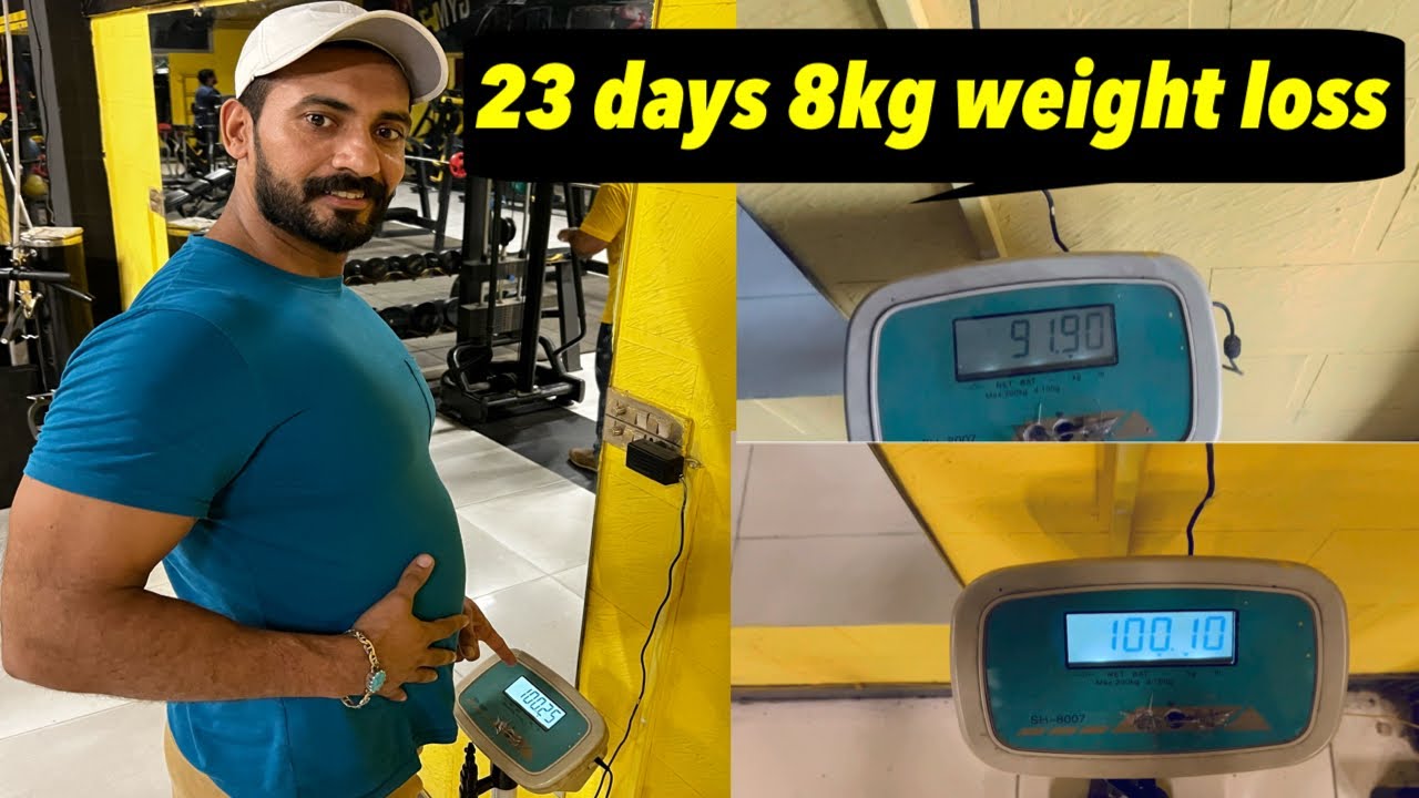 CHALLENGE 23 DAYS 8KG WEIGHT LOSS |ASIF GUJJAR| - YouTube