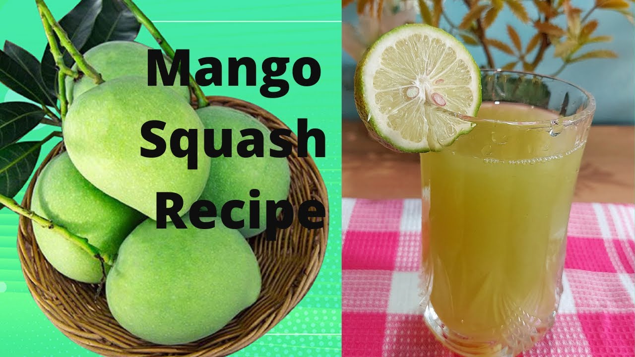 Raw Mango Squash Recipe | কাঁচা আমের জুসের রেসিপি - YouTube