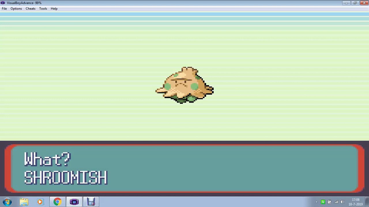 Pokemon Ruby/Sapphire Shroomish Evolves Into Breloom - YouTube