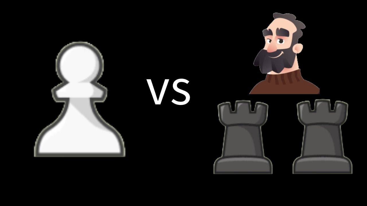 2 Rooks vs one pawn can martin win? - YouTube