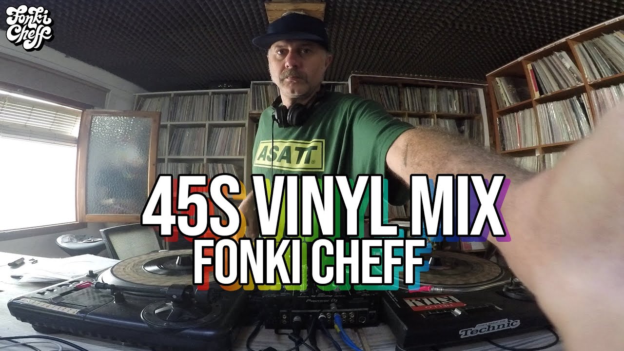 Cumbia vinyl mix Fonki Cheff plays Discos MÁS - YouTube