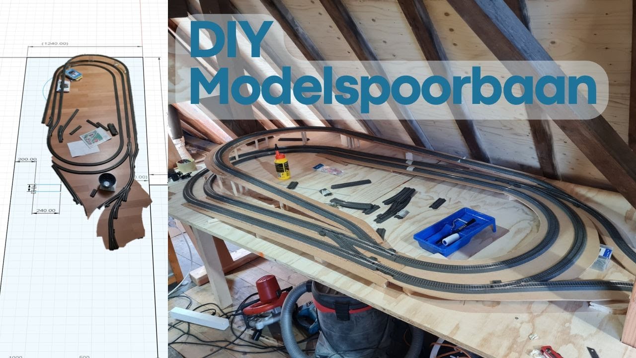 De ruwbouw van een modelspoorbaan | update 19-4-25 - YouTube