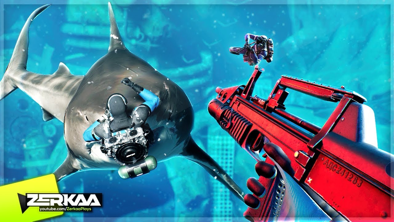 UNDERWATER BATTLE ROYALE WITH SHARKS! (Last Tide: Aquatic Royale) - YouTube