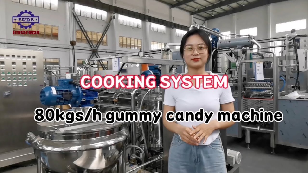 Pharmaceutical Gummy Candy processing Production Line 80/600kg/h CBD ...