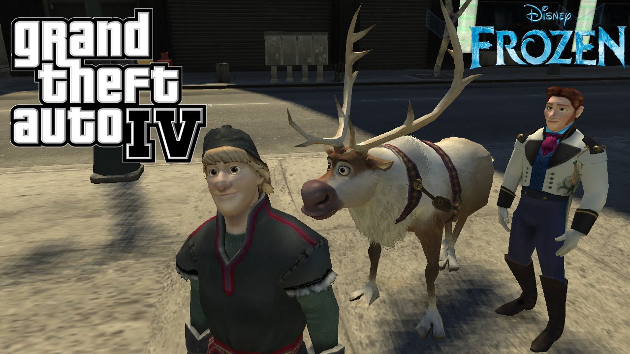 GTA IV - Disney's Frozen Male Character Pack (Kristoff, Hans and Sven ...