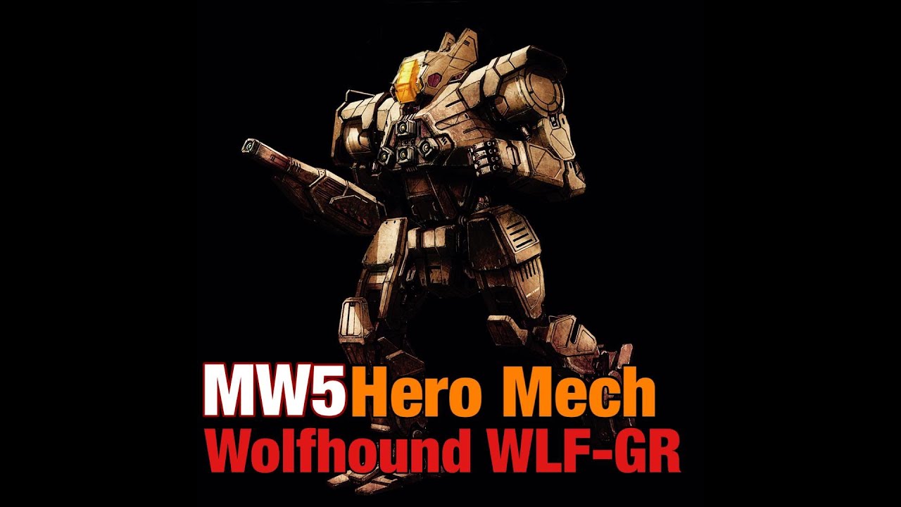 MW5: Mercenaries The Wolfhound Hero Mech - YouTube
