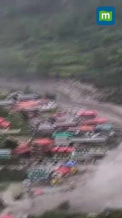 Uttarkashi Cloudburst Triggers Massive Flash Flood | Khir Ganga River Overflows # ...