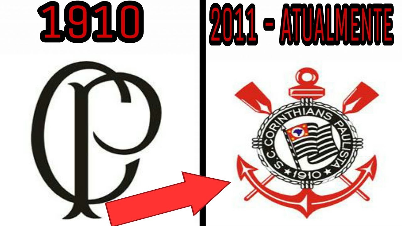A INCRÍVEL EVOLUÇÃO DOS ESCUDOS DO CORINTHIANS !!!! - YouTube