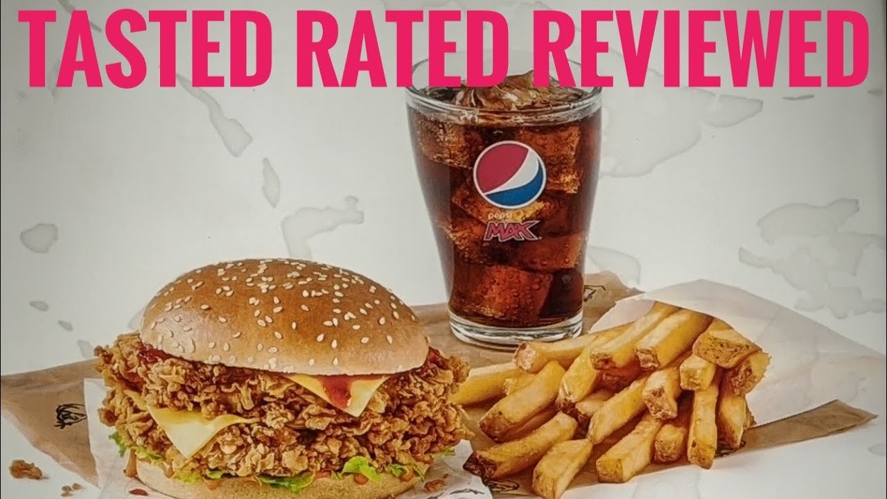KFC Zinger Stack Reviewed 2020 - YouTube