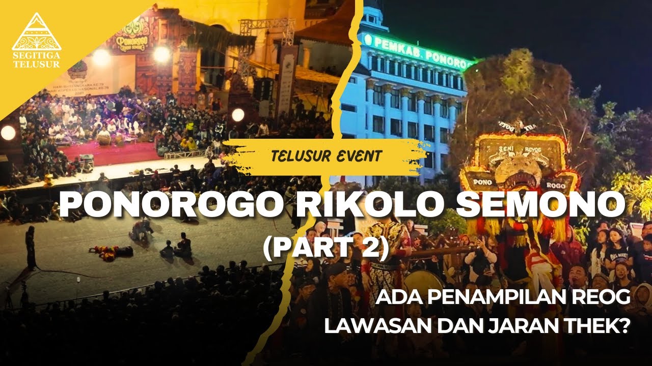 Reog Lawasan tahun 80-90an tampil disini.. Yuk Telusur Ponorogo Rikolo ...