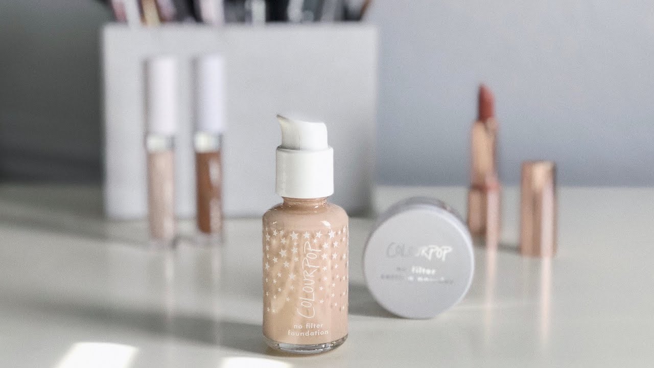 | Colourpop No Filter Foundation // Review & Demo | - YouTube