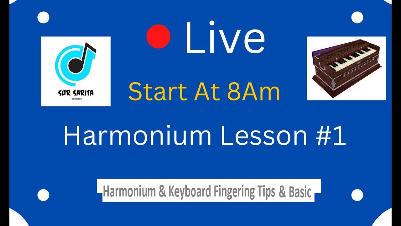 Live Harmonium/Keyboard Lesson #1 - YouTube