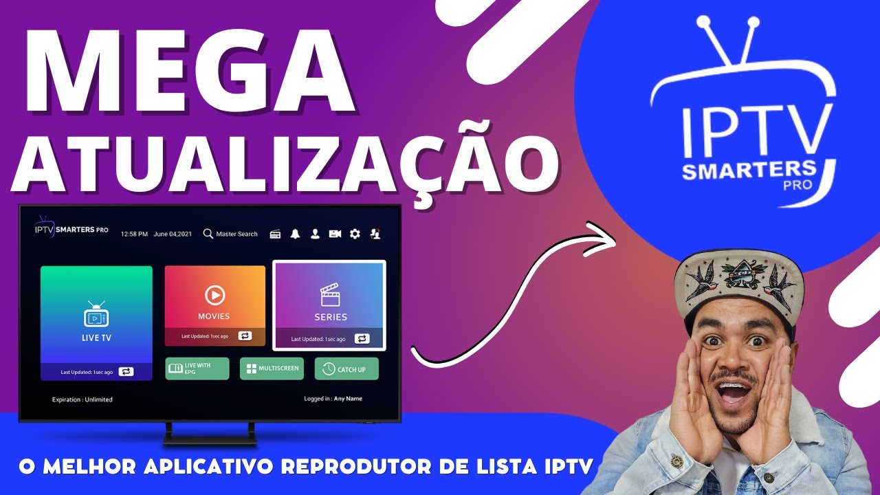 🔶️ ATUALIZADO IPTV SMARTERS PRO VERSÃO 2024 NA SMARTV SAMSUNG E LG ...