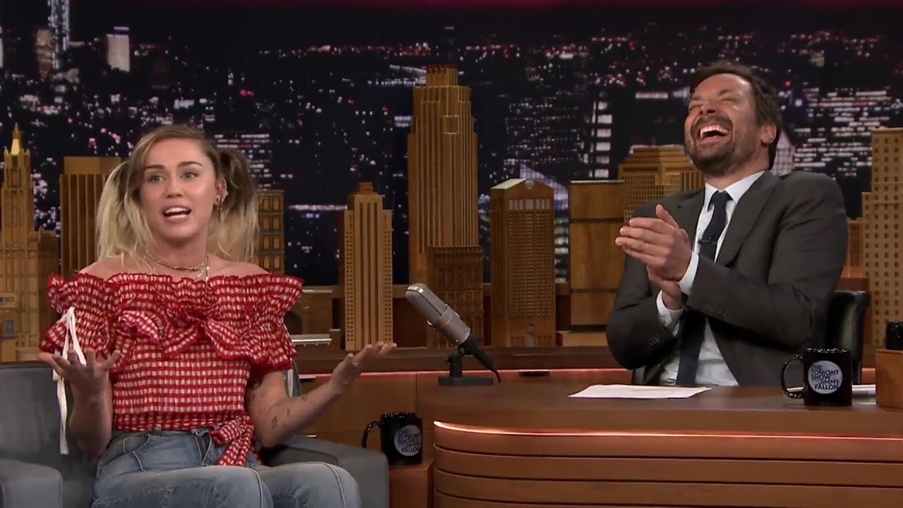 Jimmy Fallon's Fake Laugh Compilation #4 (ft. Miley Cyrus) - YouTube