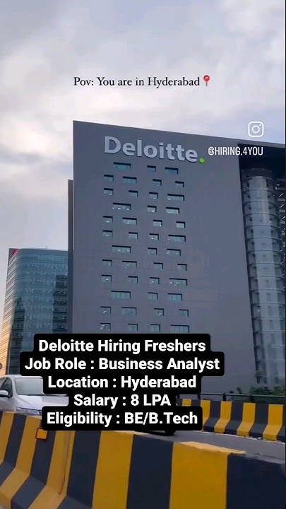 Deloitte Hiring Freshers for Business Analyst Role | Deloitte - YouTube
