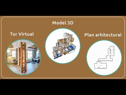 Tur Virtual cu Model 3D inclus plus plan arhitectural. - YouTube