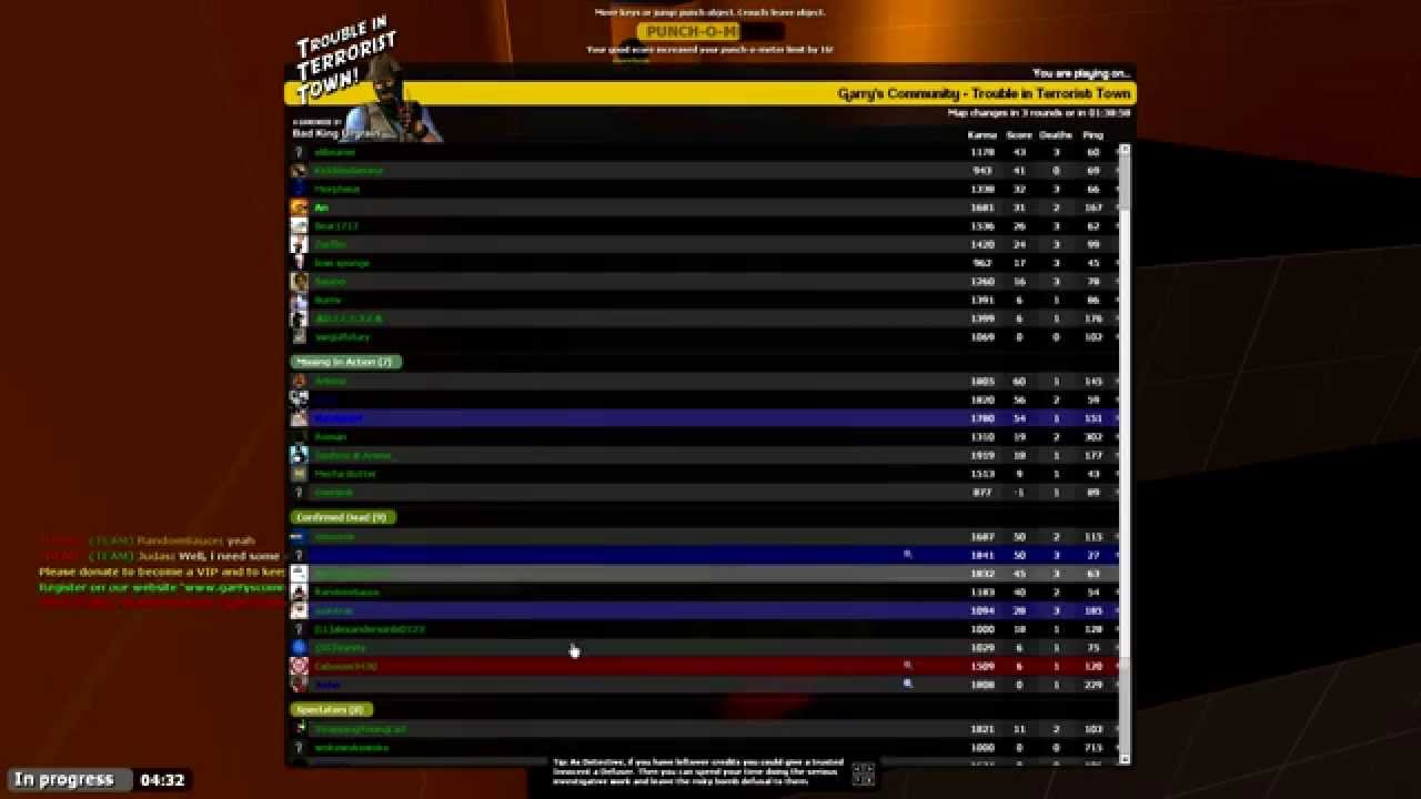 Garry's Community TTT Server Gameplay - YouTube