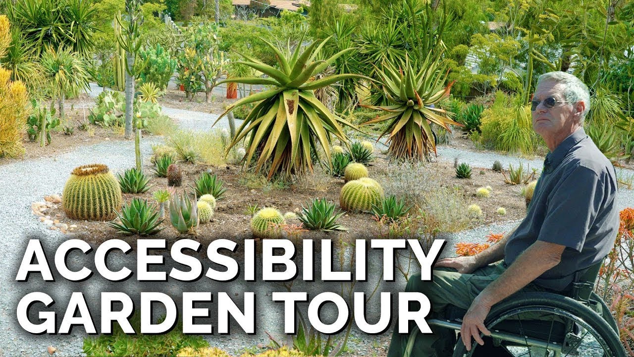 He Built a 2+ Acre Wheelchair-Accessible Garden PARADISE - YouTube