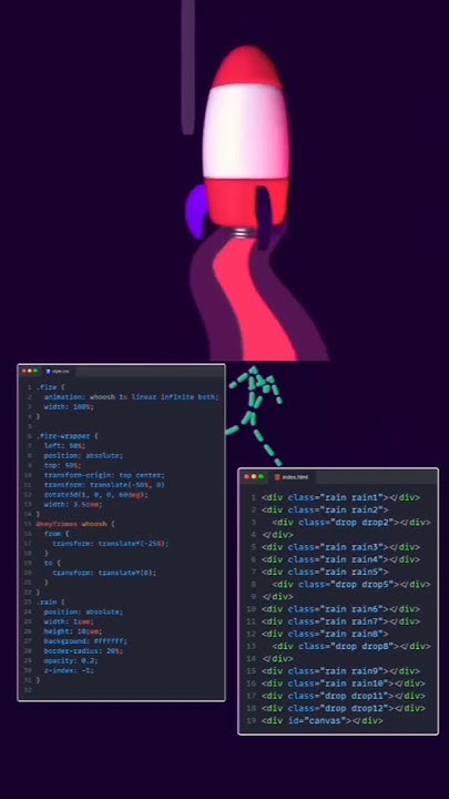 Creating Rocket | HTML | CSS | Javascript #youtubeshorts #webdesign - YouTube