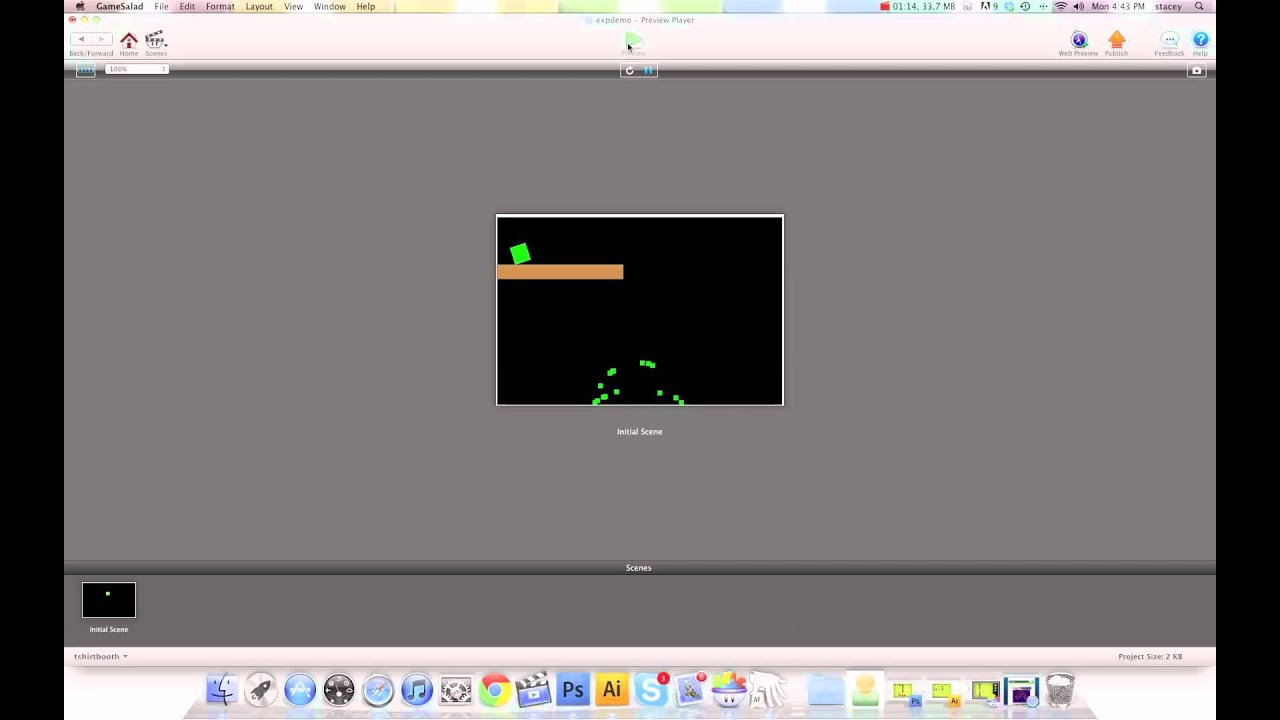 Pixel Explosion effect in Gamesalad Tutorial :) - YouTube