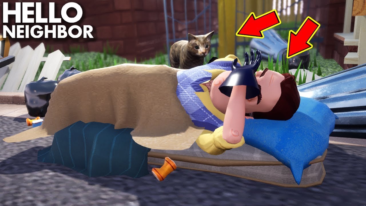 THE NEIGHBOR BECOMES HOMELESS!!! (So Sad) | Hello Neighbor Gameplay ...