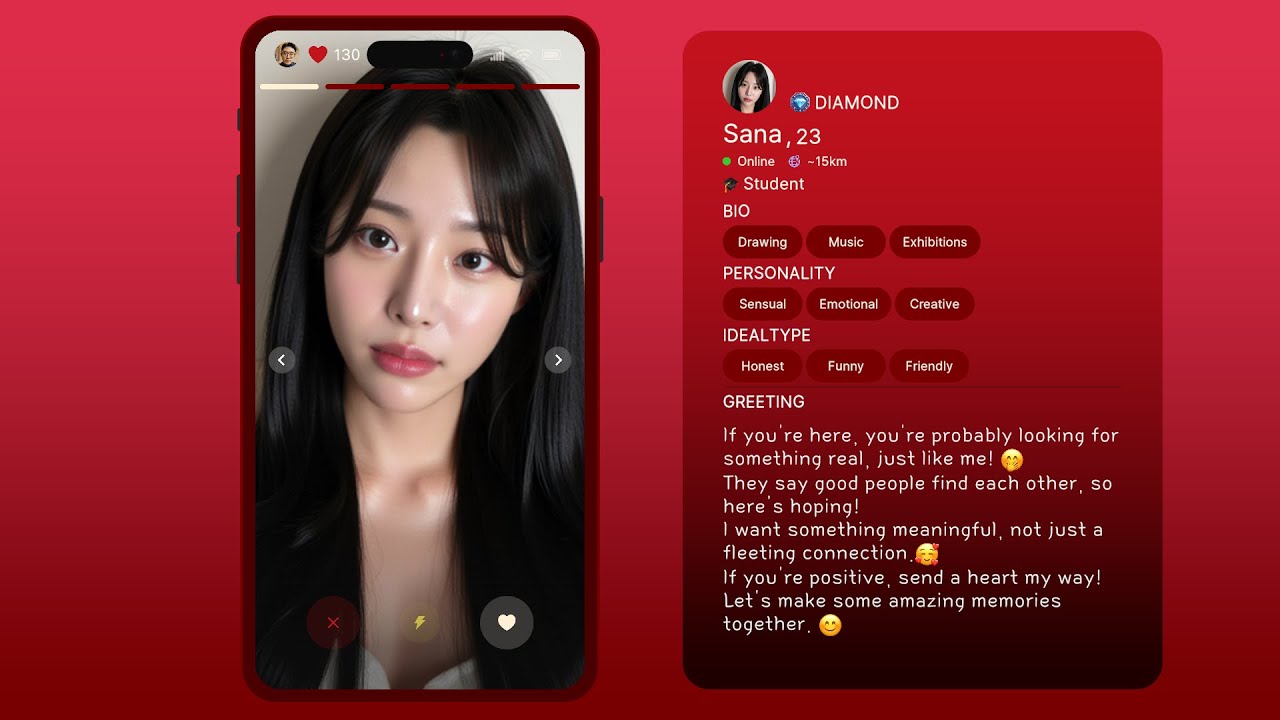 SIMP: LEVELING UP ON A DATING APP - Sana [NO COMMENTARY] - YouTube