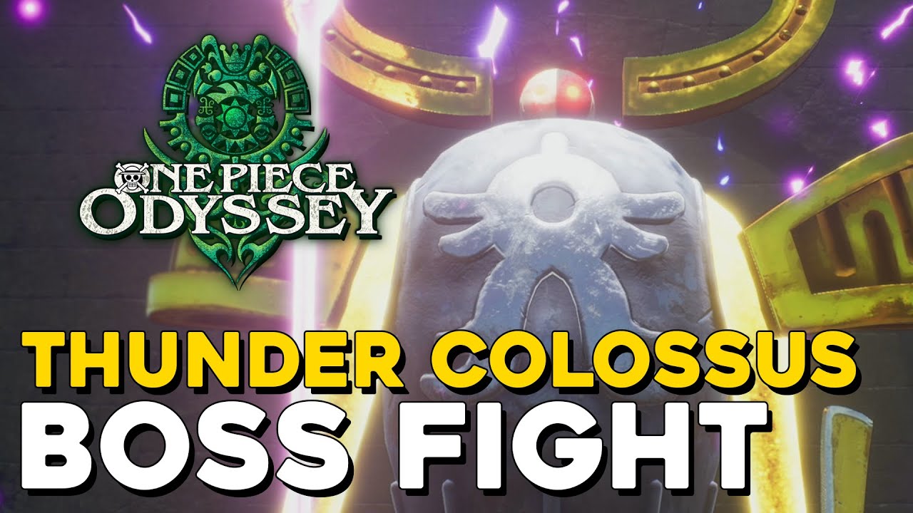 One Piece Odyssey Thunder Colossus Boss Fight - YouTube