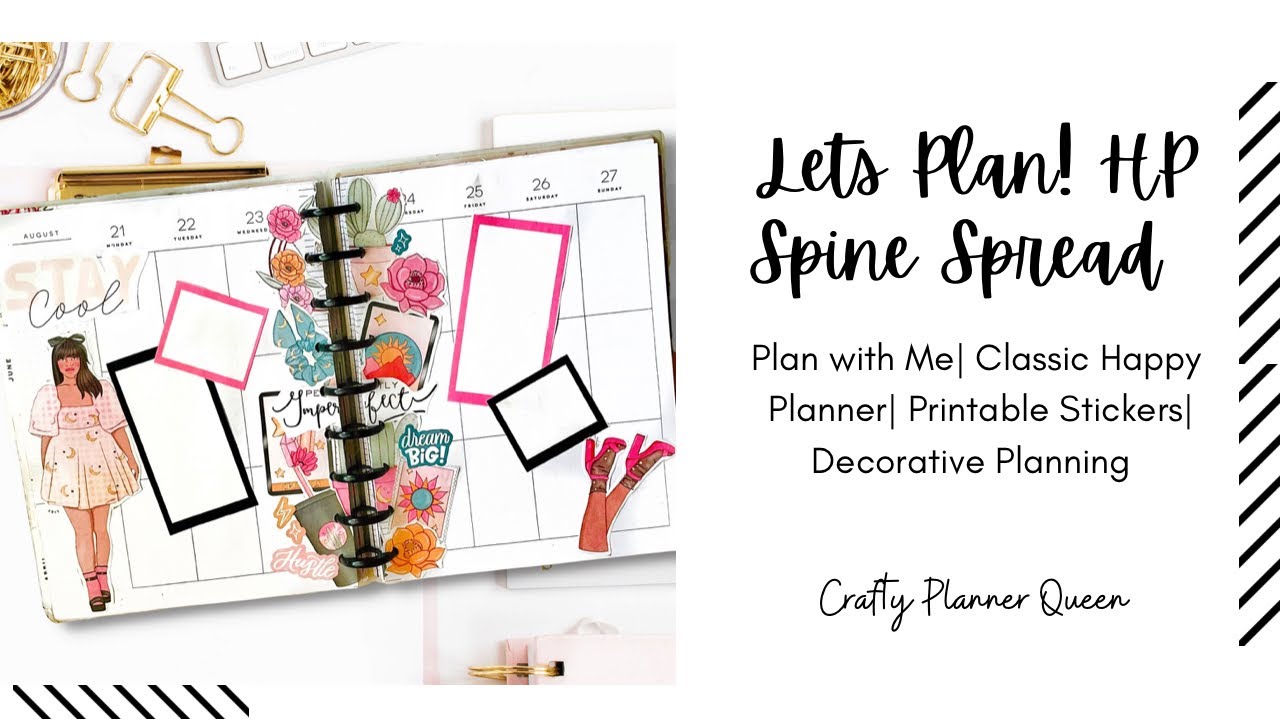 Plan with Me| Classic Happy Planner|Printable Stickers|Decorative ...