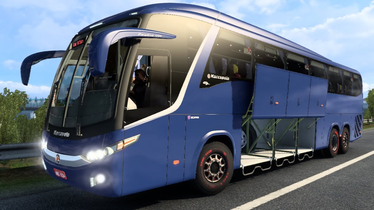 Marcopolo G7 Paradise Scania 53003 | Euro Bus Simulator 2 | Auto Breaks | Live Gameplay 367 ...