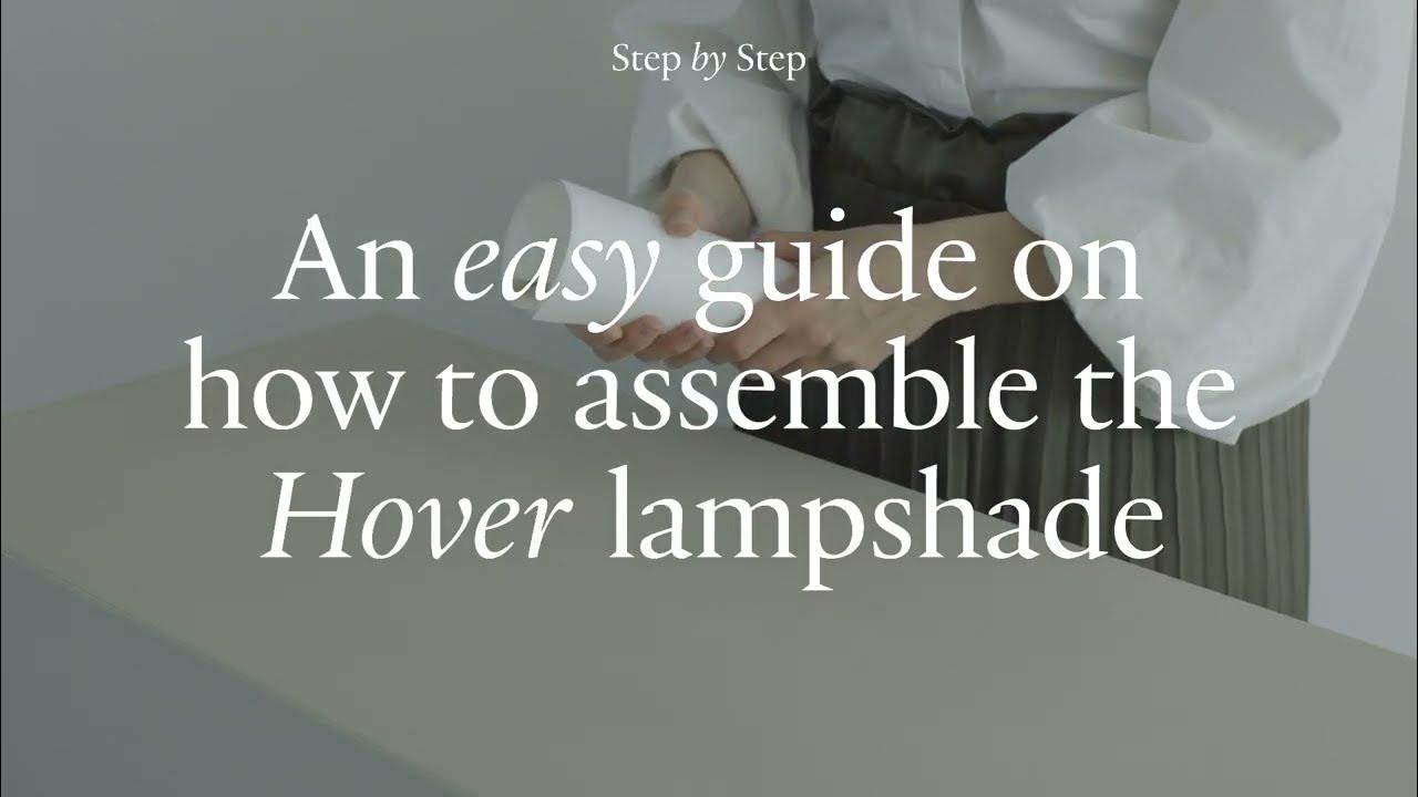 Step by Step Hover Lampshade - LODES - YouTube