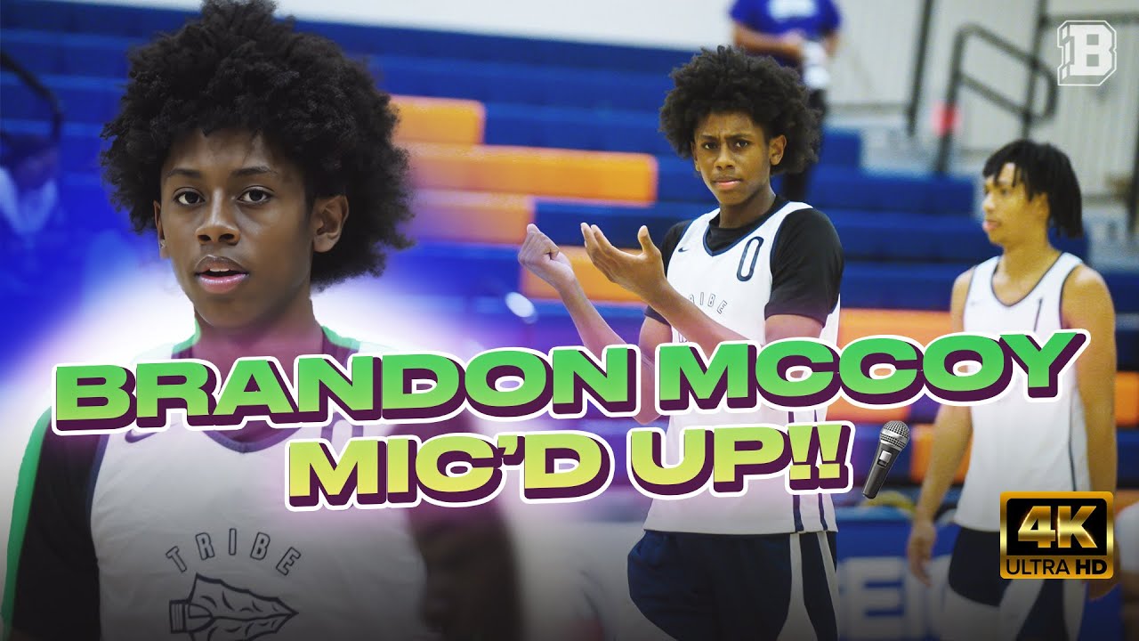 We mic'd up Brandon McCoy, the best point guard in the country!!| FULL ...