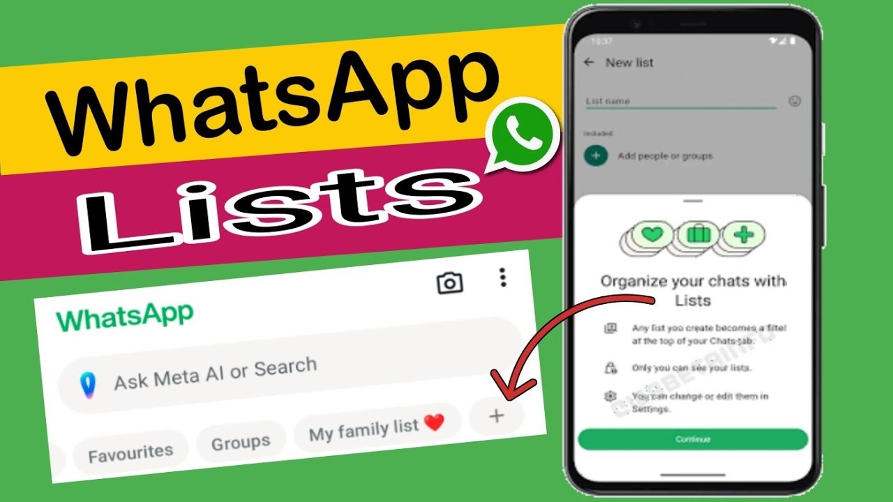 whatsapp list | whatsapp lists | WhatsApp new update - YouTube