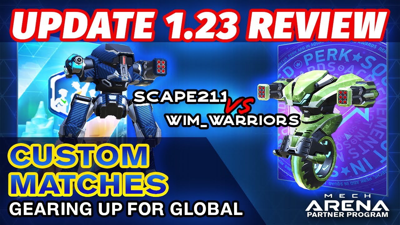 Update 1.23 Review and Gameplay - Custom Matches! | Mech Arena: Robot ...