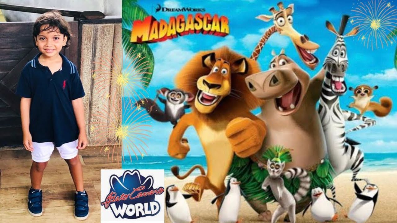 Benjamin e Sapinho Croc Croc no MADAGASCAR BETO CARRERO WORLD ...