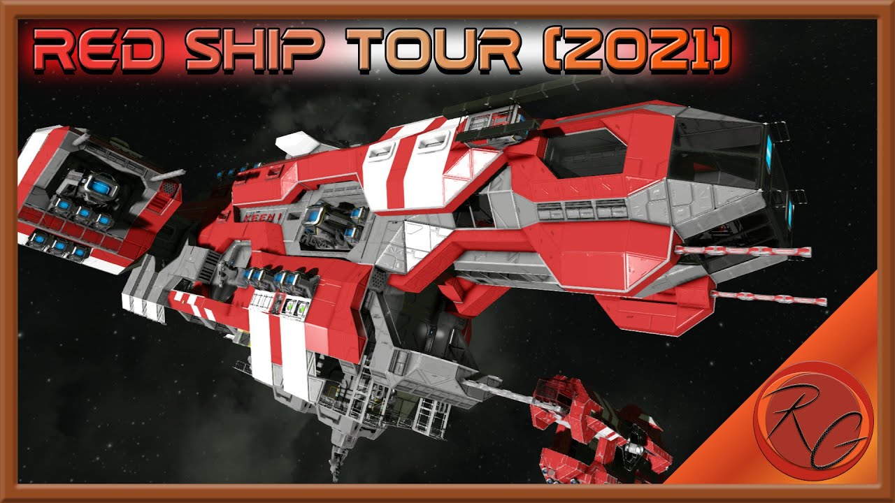 Red Ship Tour 2021 - Space Engineers - YouTube