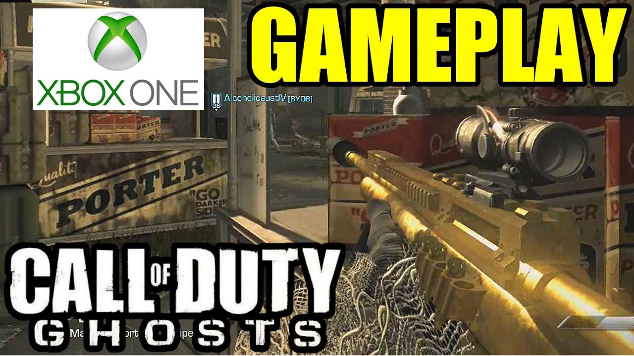 COD GHOSTS : Xbox One gameplay au sniper USR | SkyRRoZ - YouTube