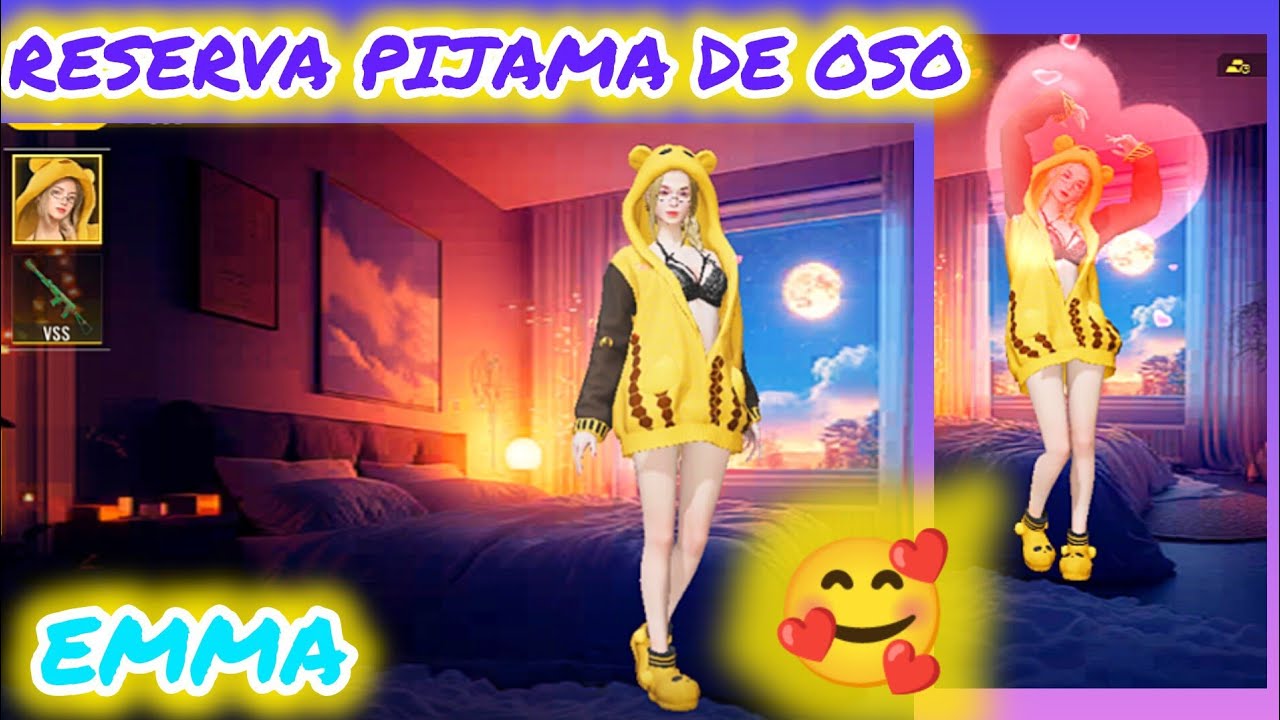 NUEVA SKIN DE EMMA 😱 RESERVA PIJAMA DE OSO🔥🤯 en BLOOD STRIKE - YouTube