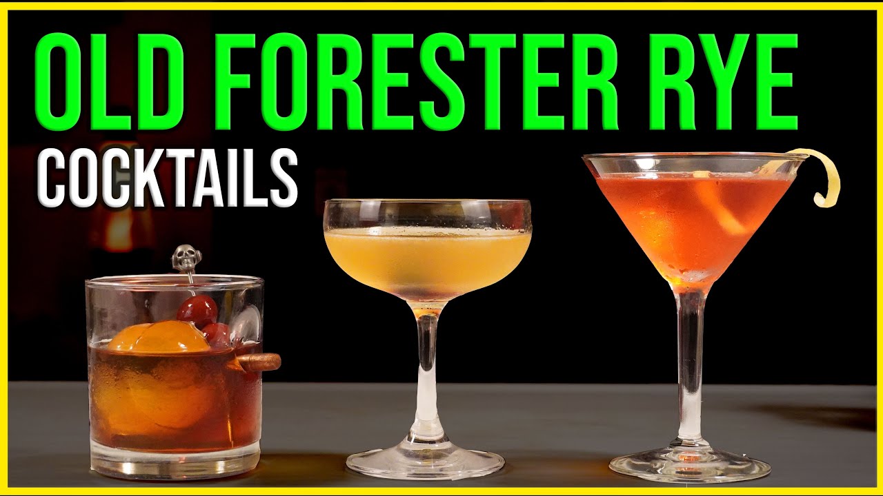 Craft Perfect Old Forester Rye Cocktails - YouTube
