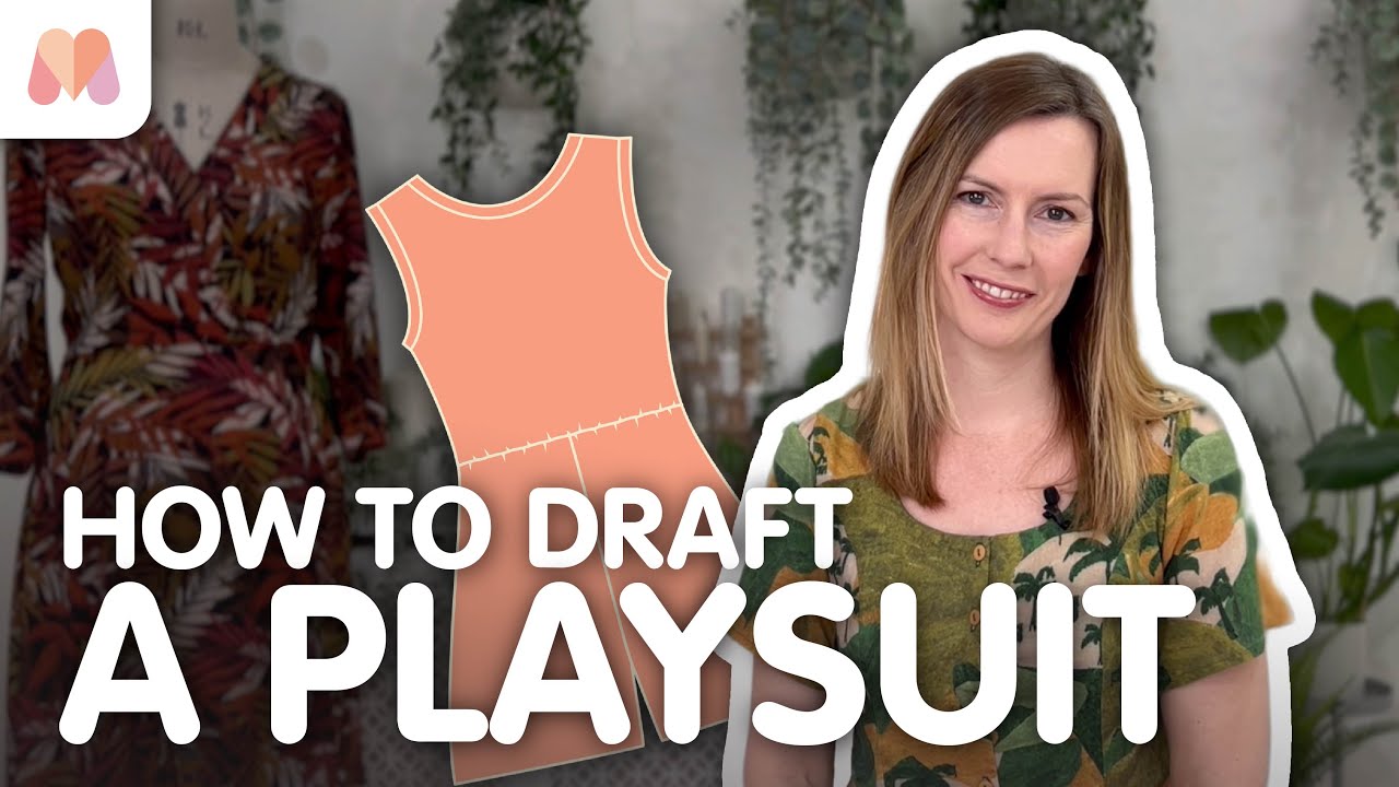 How to Draft a Playsuit | Pattern Drafting Tutorial - YouTube
