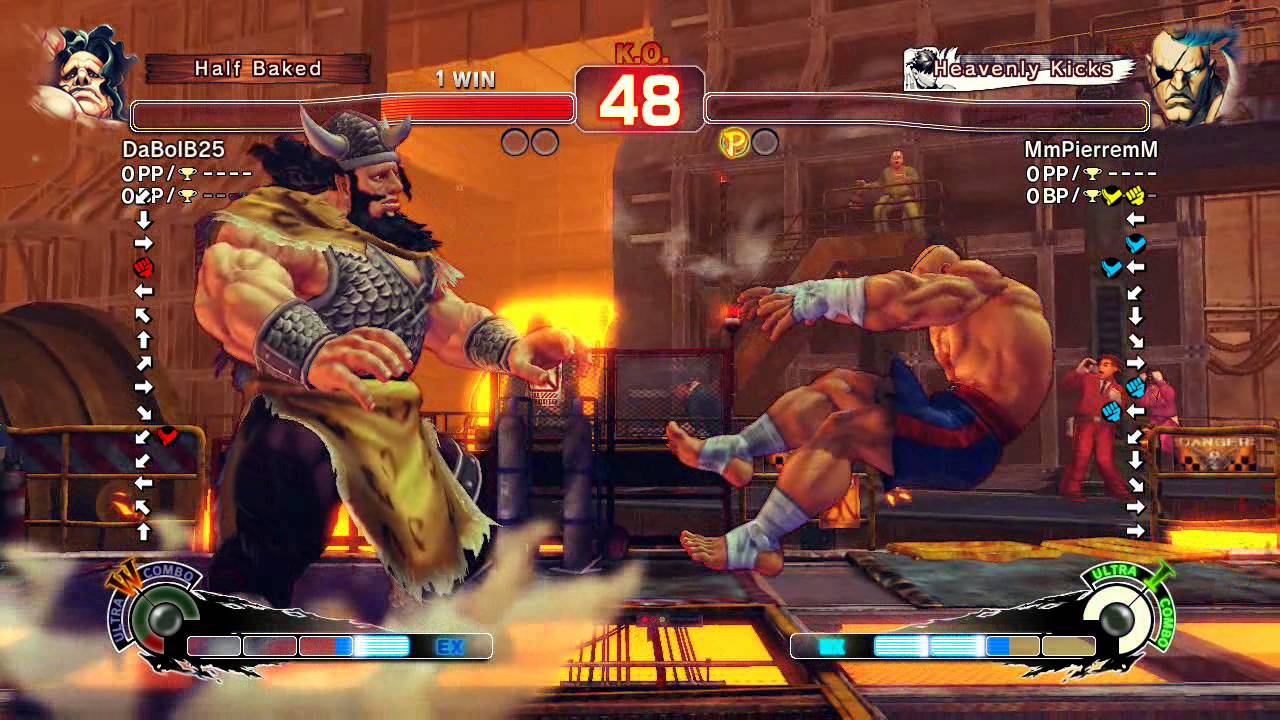 Hugo comeback on Sagat USF4 - YouTube